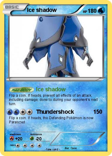 Pokémon Ice shadow 7 7 - Ice shadow - My Pokemon Card