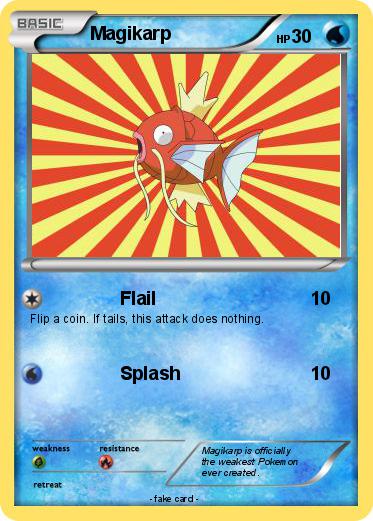 Pokémon Magikarp 937 937 - Flail - My Pokemon Card