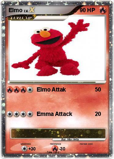 Pokémon Elmo 783 783 - Elmo Attak - My Pokemon Card