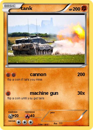 Pokémon tank 937 937 - cannon - My Pokemon Card
