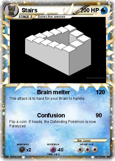 Pokémon Stairs 4 4 - Brain melter - My Pokemon Card