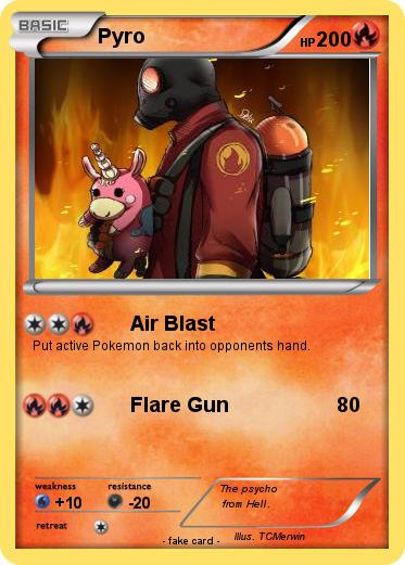 Pokémon Pyro 409 409 - Air Blast - My Pokemon Card