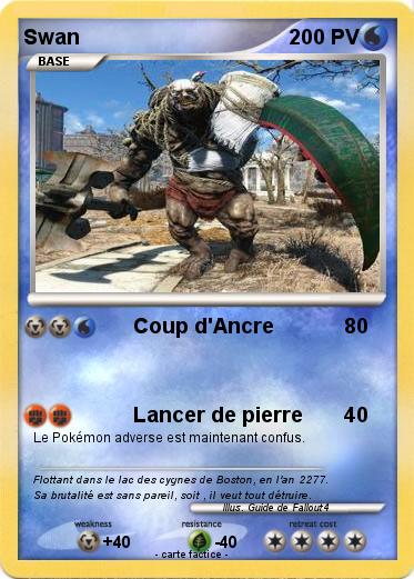 Pokémon Swan 63 63 - Coup d'Ancre - Ma carte Pokémon