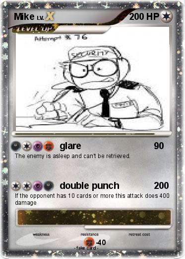 Pokémon Mike 777 777 - glare - My Pokemon Card