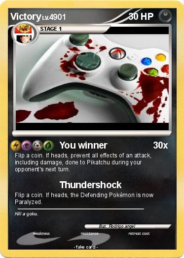 Pokémon Victory 77 77 - You winner - My Pokemon Card