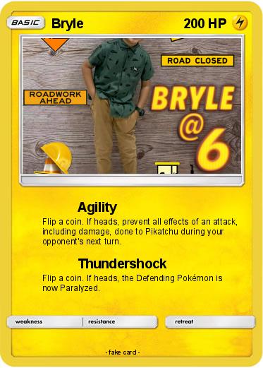 Pokémon Bryle - Agility - My Pokemon Card