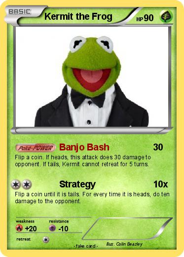Pokémon Kermit the Frog 45 45 - Banjo Bash - My Pokemon Card