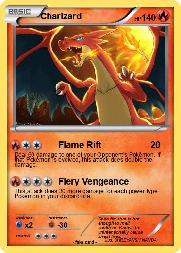 Pokémon Charizard 11618 11618 - Flame Rift - My Pokemon Card