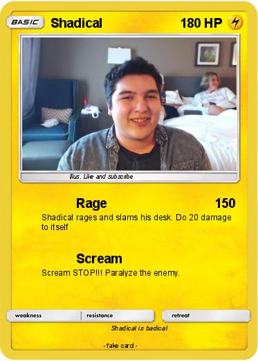 Pokémon Shadical 1 1 - Rage - My Pokemon Card