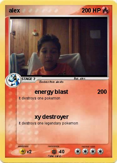 Pokémon alex 1676 1676 - energy blast - My Pokemon Card