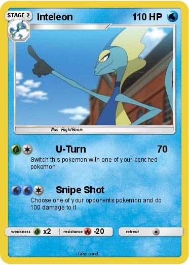 Pokémon Inteleon 26 26 - U-Turn - My Pokemon Card