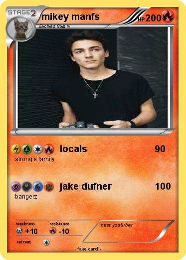 Pokémon mikey manfs - locals - My Pokemon Card