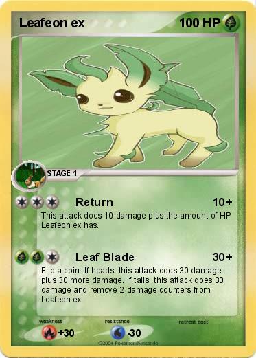 Pokémon Leafeon ex - Return - My Pokemon Card