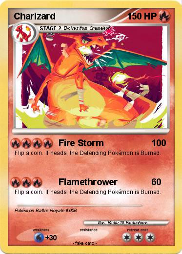 Pokémon Charizard 4148 4148 - Fire Storm - My Pokemon Card