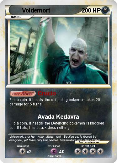 Pokémon Voldemort 425 425 - Crucio - My Pokemon Card