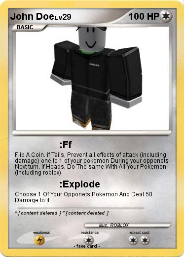 Pokémon John Doe 38 38 - :Ff - My Pokemon Card