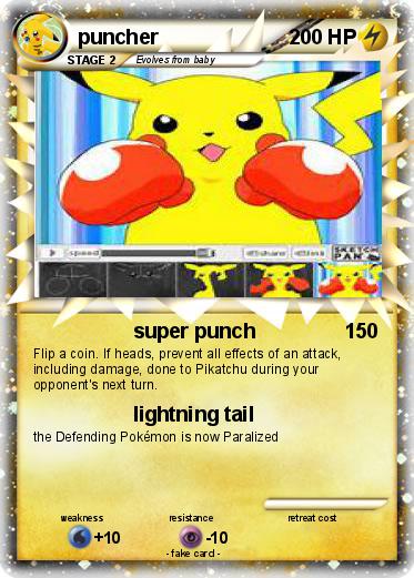 Pokémon puncher 28 28 - super punch - My Pokemon Card