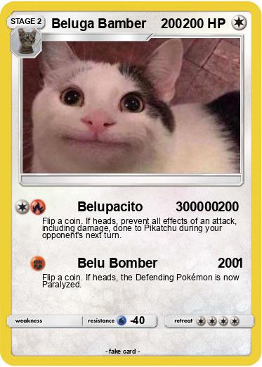 Pokémon Beluga Bamber 200 200 - Belupacito 300000 - My Pokemon Card