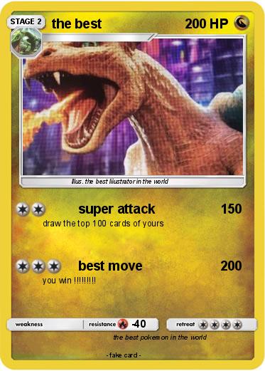 Pokémon the best 337 337 - super attack - My Pokemon Card