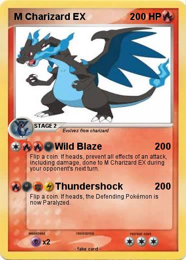 Pokémon M Charizard EX 783 783 - Wild Blaze - My Pokemon Card