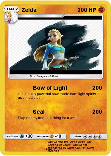 Pokémon Zelda 679 679 - Bow of Light - My Pokemon Card