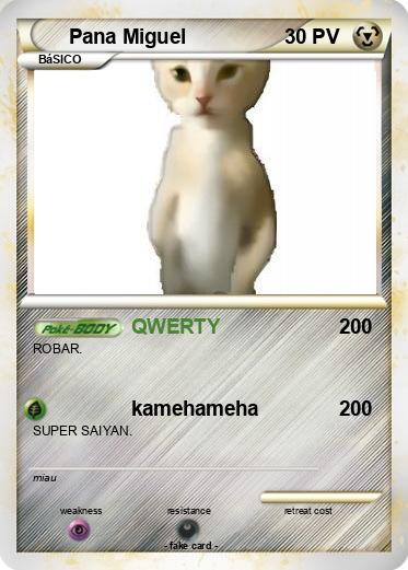 Pokémon Pana Miguel 76 76 - QWERTY - Mi carta pokémon