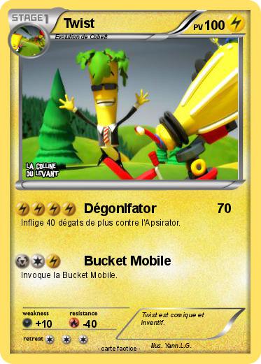 Pokémon Twist 20 20 - Dégonlfator - Ma carte Pokémon
