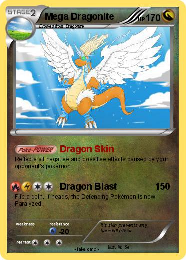 Pokémon Mega Dragonite 19 19 - Dragon Skin - My Pokemon Card