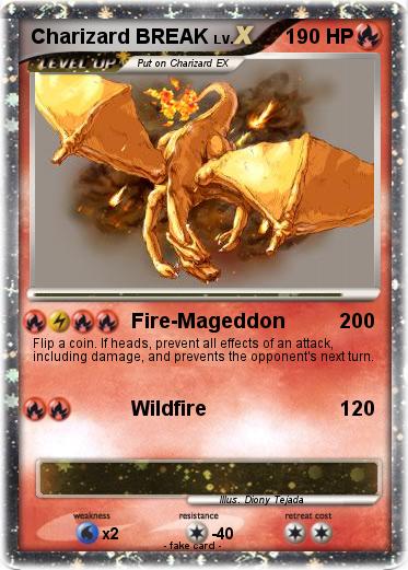 Pokémon Charizard BREAK 7 7 - Fire-Mageddon - My Pokemon Card