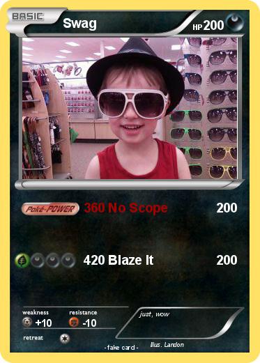 Pokémon Swag 580 580 - 360 No Scope - My Pokemon Card