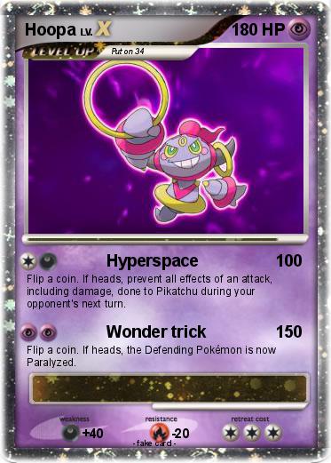 Pokémon Hoopa 599 599 - Hyperspace - My Pokemon Card