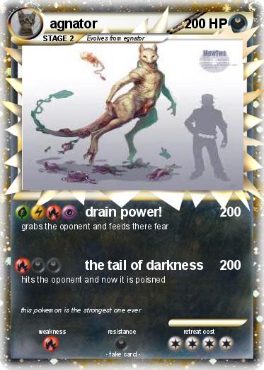 Pokémon agnator 2 2 - drain power! - My Pokemon Card