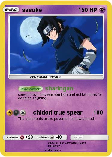 Pokémon sasuke 4825 4825 - sharingan - My Pokemon Card