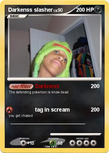 Pokémon Darkenss slasher - Darkness - My Pokemon Card