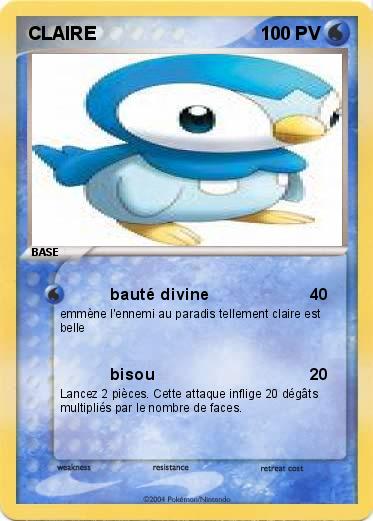 Pokémon CLAIRE 22 22 - bauté divine - Ma carte Pokémon