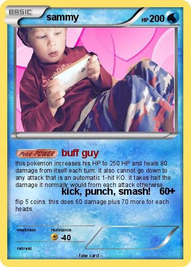 Pokémon sammy 185 185 - buff guy - My Pokemon Card