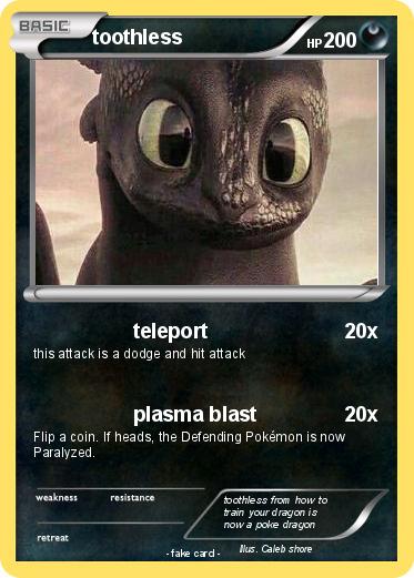 Pokémon toothless 768 768 - teleport - My Pokemon Card