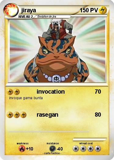 Pokémon jiraya 78 78 - invocation - Ma carte Pokémon