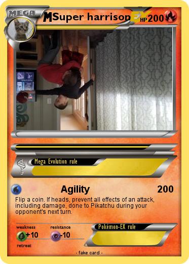 Pokémon Super harrison - Agility - My Pokemon Card