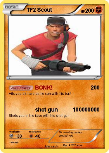 Pokémon TF2 Scout 8 8 - BONK! - My Pokemon Card