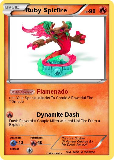 Pokémon Ruby Spitfire - Flamenado - My Pokemon Card