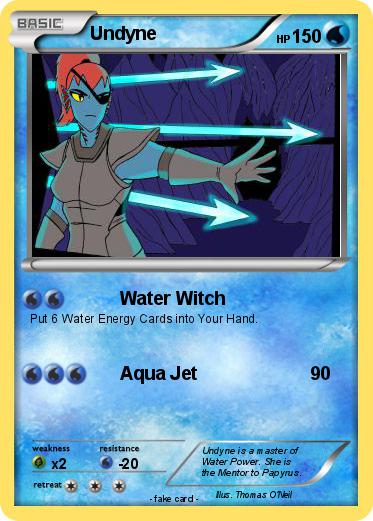 Pokémon Undyne 118 118 - Water Witch - My Pokemon Card