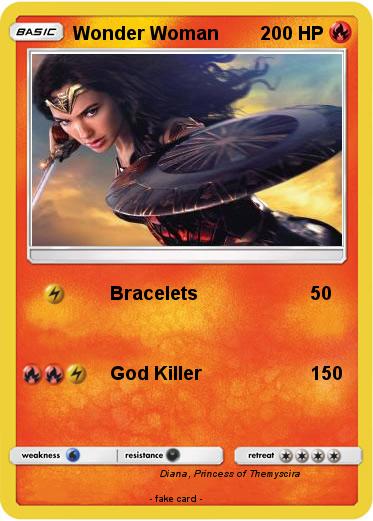 Pokémon Wonder Woman 78 78 - Bracelets - My Pokemon Card