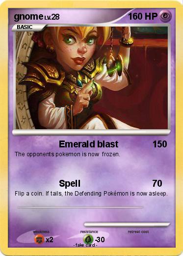 Pokémon gnome 34 34 - Emerald blast - My Pokemon Card