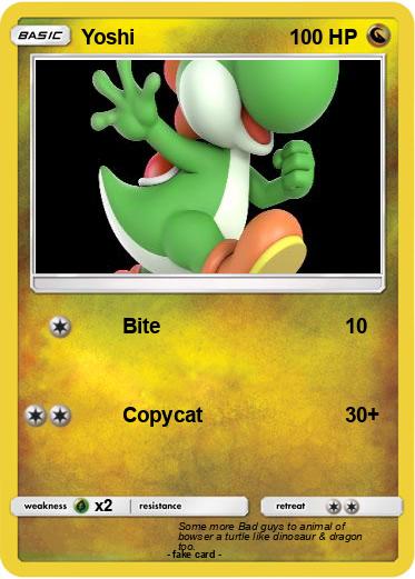 Pokémon Yoshi 4235 4235 - Bite - My Pokemon Card