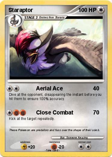 Pokémon Staraptor 231 231 - Aerial Ace - My Pokemon Card