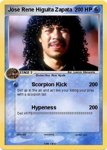 Pokémon Jose Rene Higuita Zapata - Scorpion Kick - My Pokemon Card