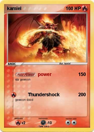 Pokémon kamiel - power - My Pokemon Card