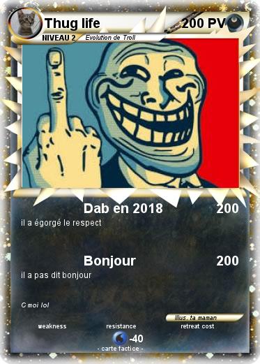 Pokémon Thug life 151 151 - Dab en 2018 - Ma carte Pokémon