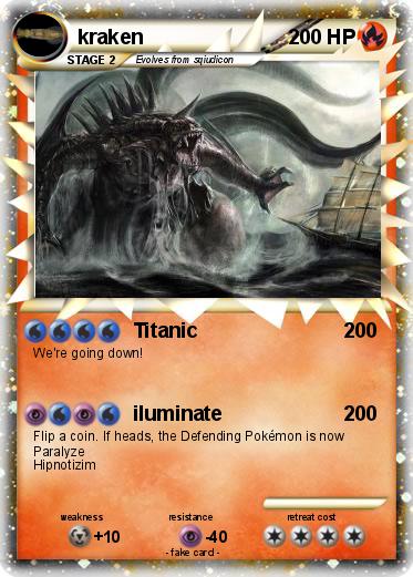 Pokémon kraken 328 328 - Titanic - My Pokemon Card